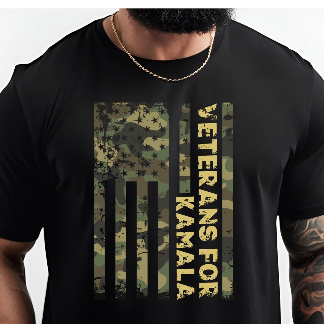 SVG, Png, - Veterans for Kamala, Camo Harris Walz 2024. Camouflage ...