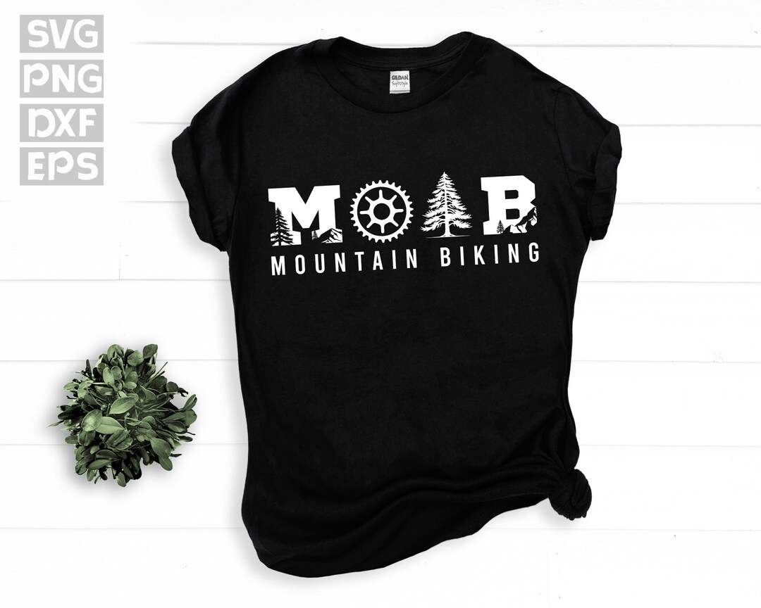 SVG, Png, Dxf, Eps - MOAB Utah Mountain Biking, Gear Cog,mtb, Mountain ...