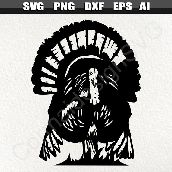 Thanksgiving or Turkey Hunting svg Turkey Hunter svg Bird | Etsy
