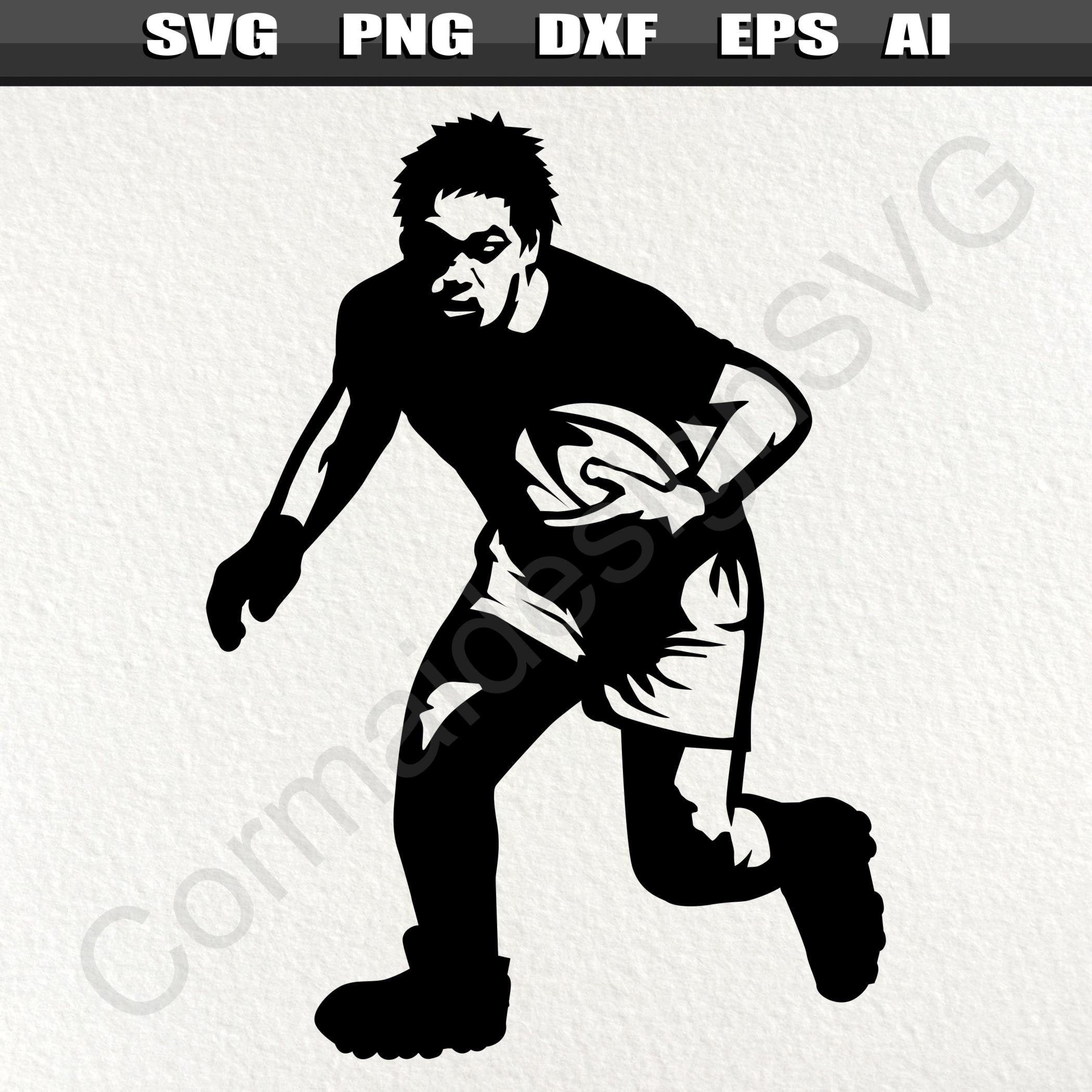 Rugby Silhouette Svg Male Rugby Player Silhouette Rugby Team - Etsy UK