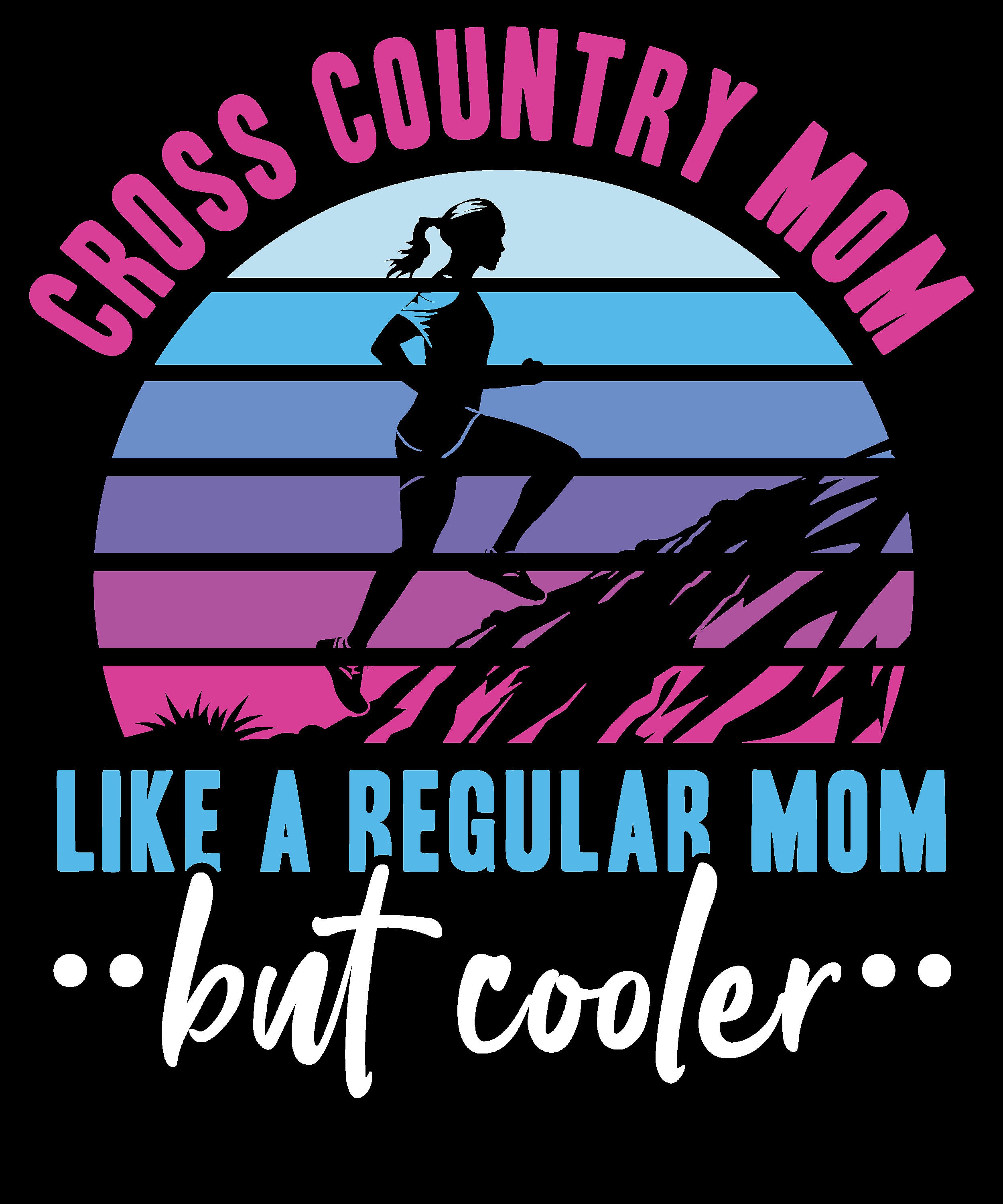 SVG, Png, Dxf, Eps Cross Country Mom, Trail Running, Retro Mountain ...