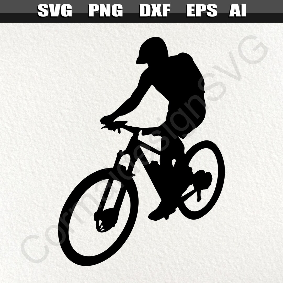 Cycling or Biking Svg, Bike Rider Svg, Mountain Biking Svg, Cyclist ...