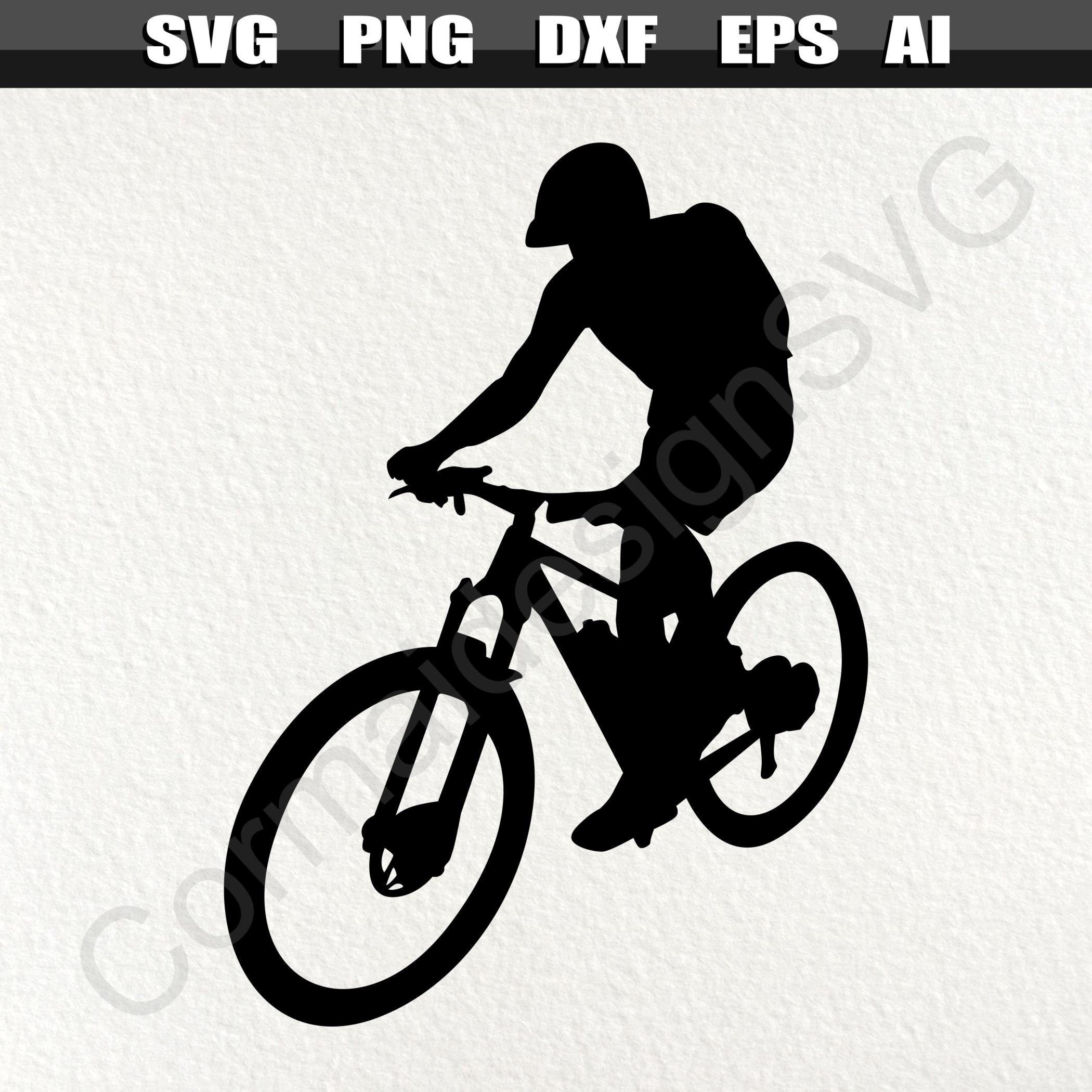 Cycling or Biking Svg, Bike Rider Svg, Mountain Biking Svg, Cyclist ...