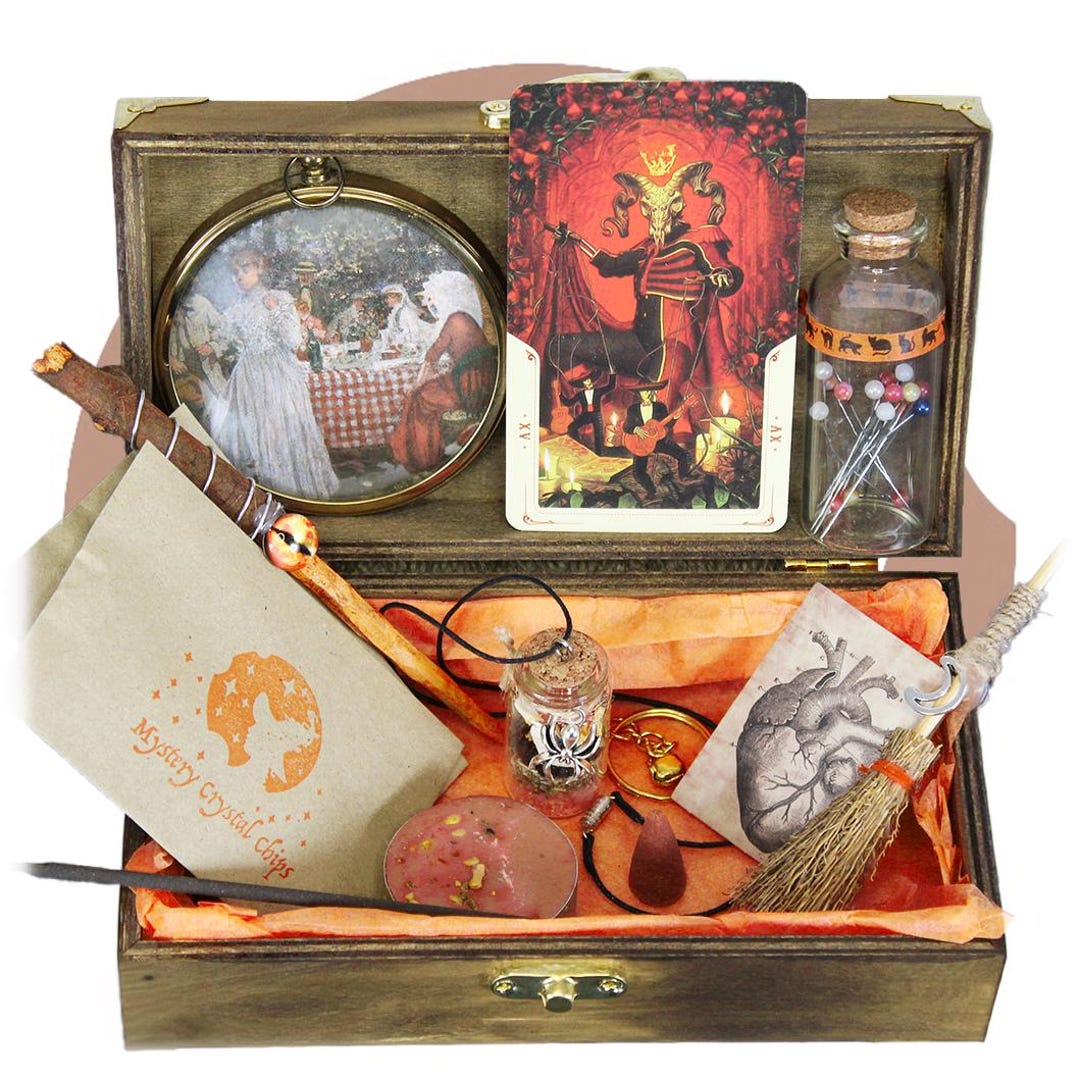 Witch Mystery Box Haunted Gift • Spooky Gothic Surprise • Witchcraft ...