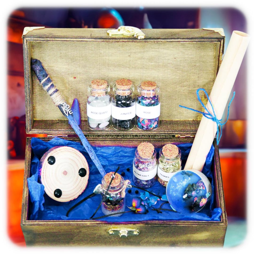 Wish Spell Kit Box • Witchy DIY Gift Set • Wicca, Pagan, Witchcraft ...