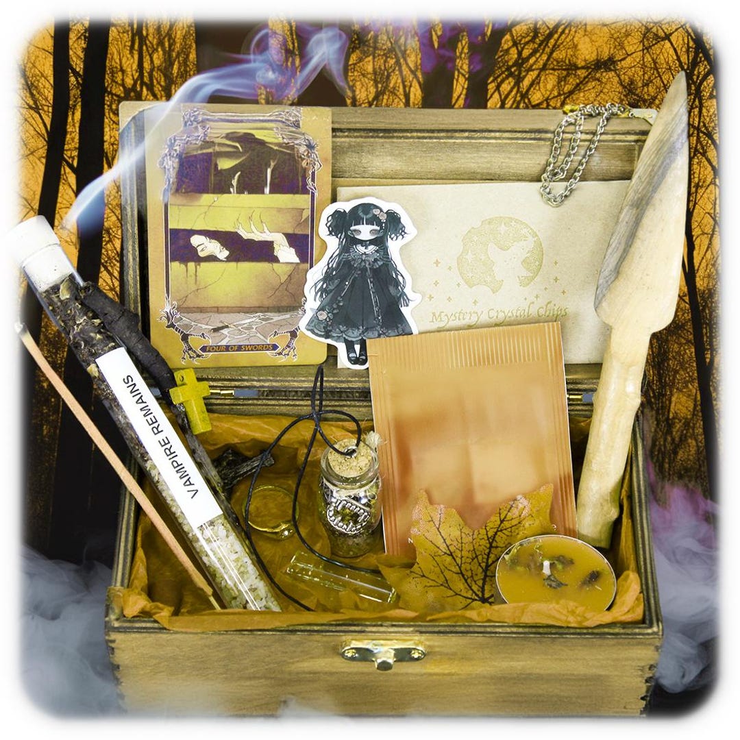 Witchy Cat Mystery Box • Magical Lucky Dip Gift Set • Mystical ...