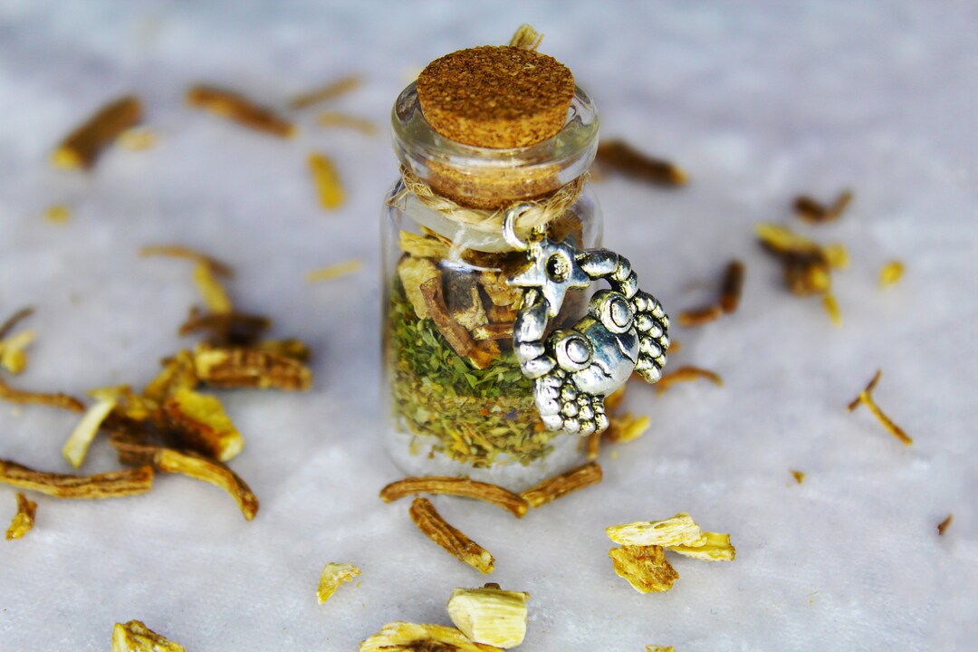 Cancer Star Sign Spell Jar Gift by Willow Malone Moonstone - Etsy