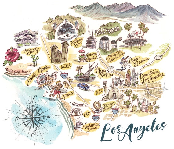 Los Angeles Map Los Angeles City Map | Los Angeles CA Map