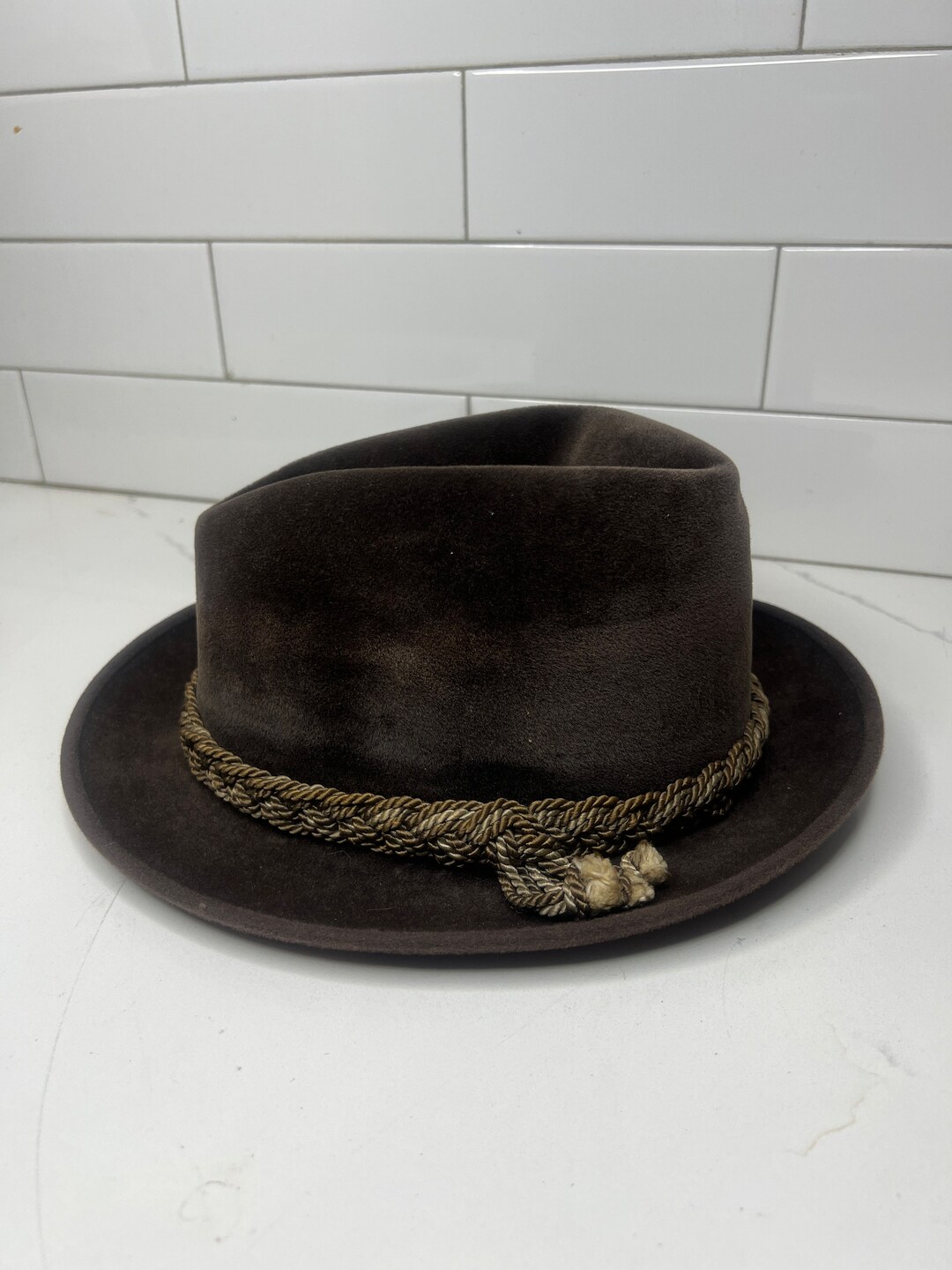Men's Fedora Cavanagh Hats Brown Suede - Etsy Canada