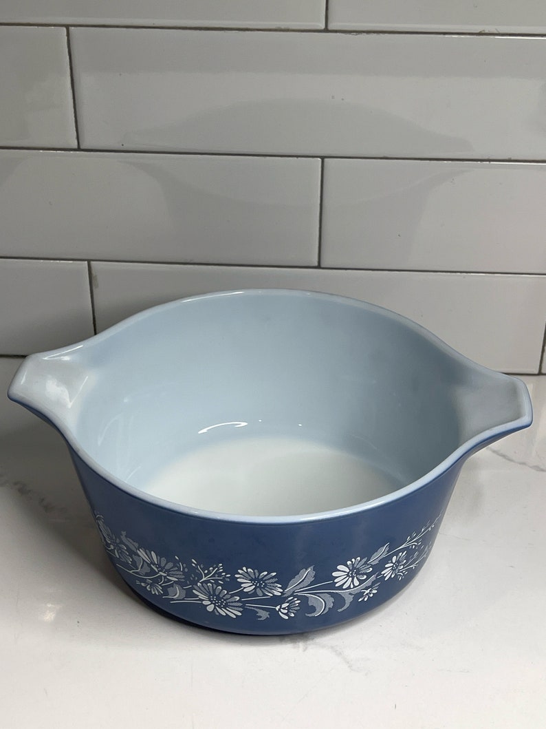 Vintage Pyrex 475-B 2.5L Blue Mixing Bowl - Etsy