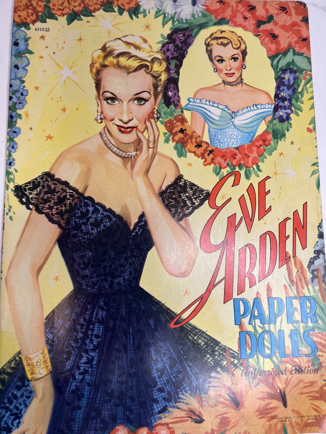 Eve Arden 1953 Paper Cut Out Doll - Etsy