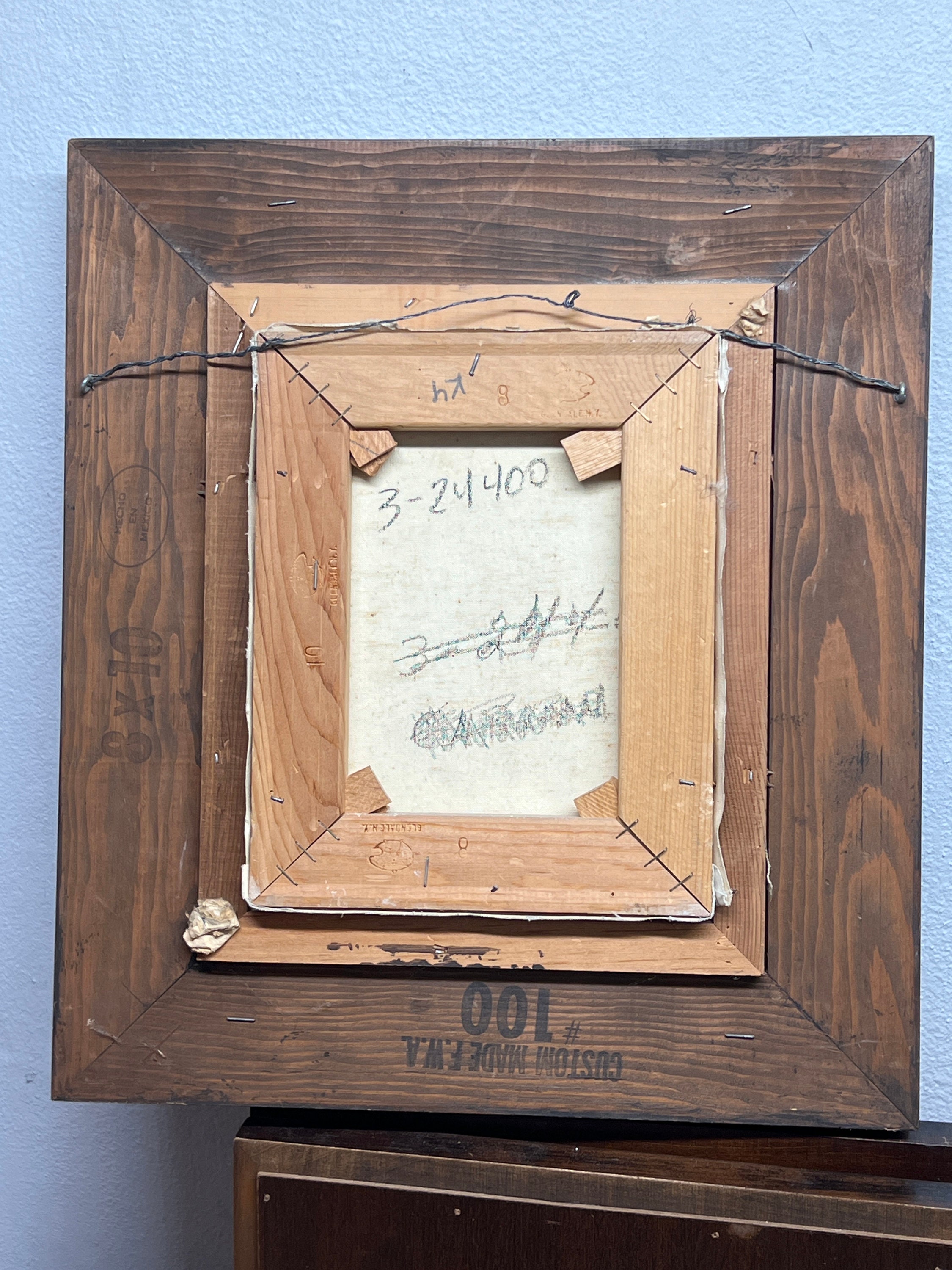 Vintage Oil Painting Man String Player - Etsy