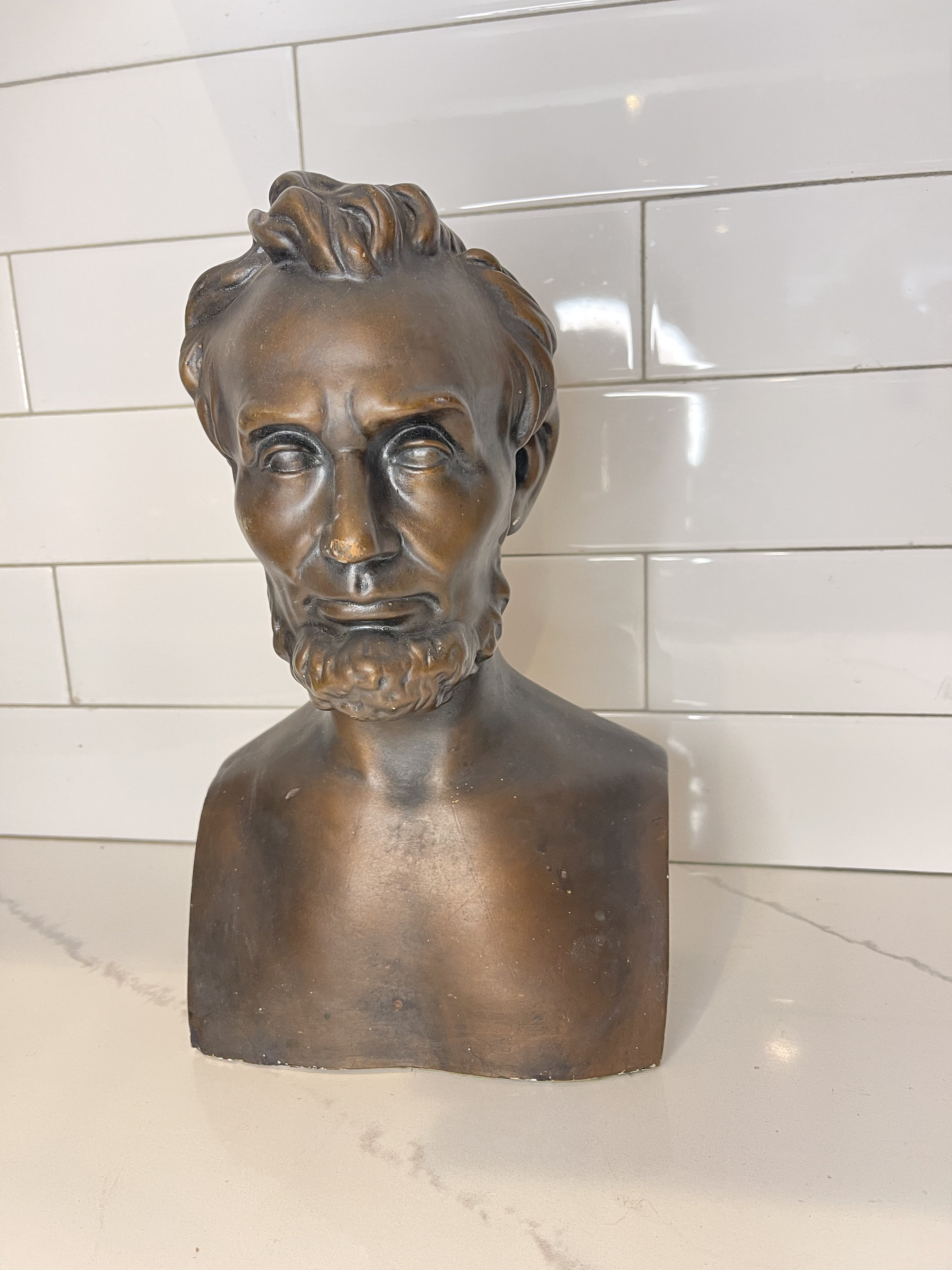 Abe Lincoln Bust Statue - Etsy