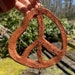 Wavy Peace Sign Wind Chime - Etsy
