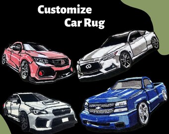 Car Tufted Rug - Etsy