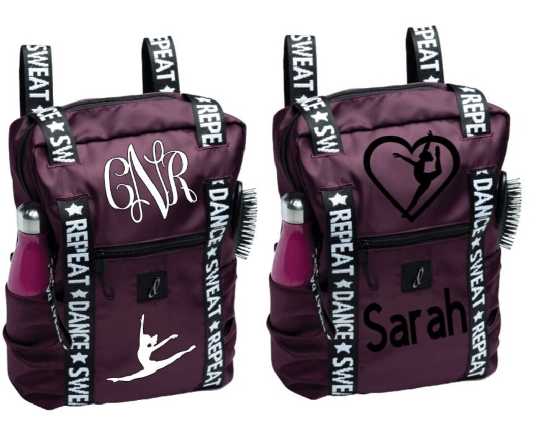 Dance Backpack Tote - PERSONALIZED - Ballet Tap Jazz Hip Hop Clogging ...