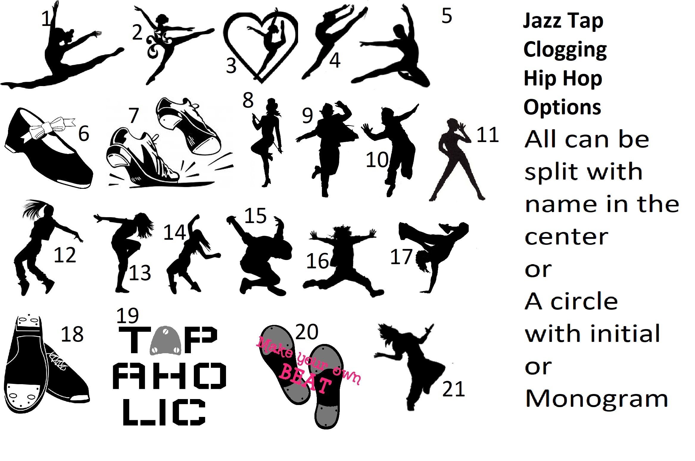 Hip Hop Dance Steps Diagram