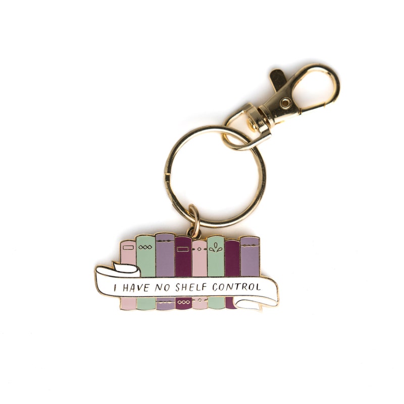 Bookish Keychain - Etsy