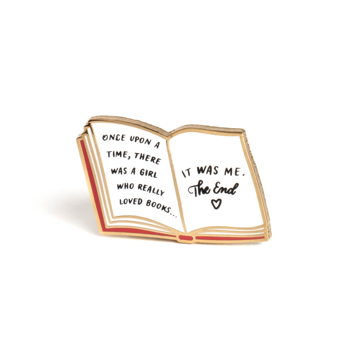 Once Upon a Time Enamel Pin | Literary Gift, Bookish Gift, Bookish Pin ...