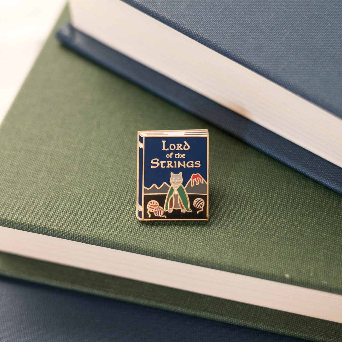 Lord of the Strings Enamel Pin Lord of the Rings Enamel Pin | Etsy