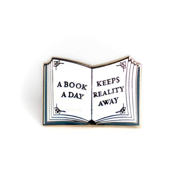 Book Enamel Pins - Etsy