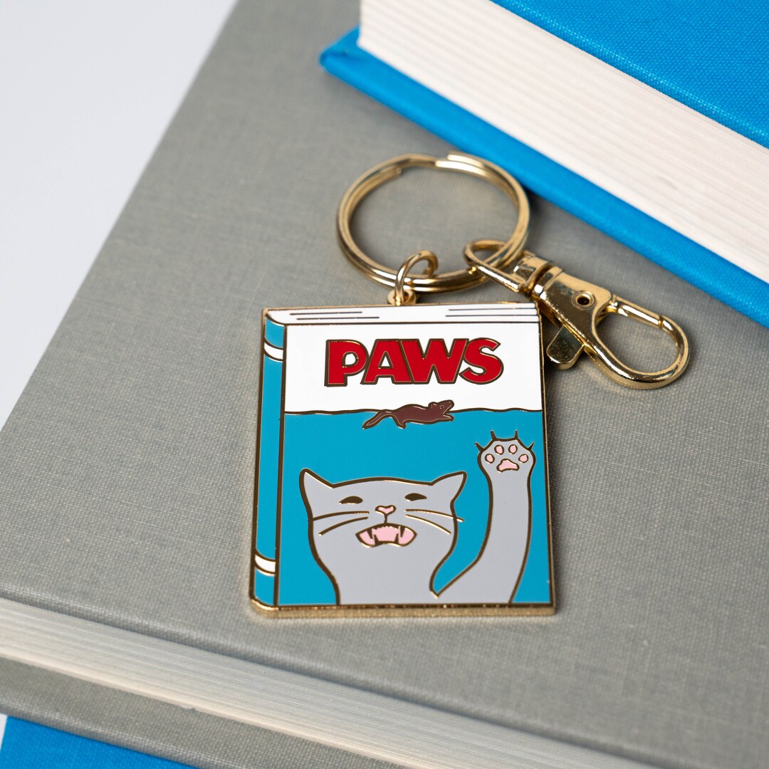Paws Keychain | Jaws Keychain | Jaws Gifts, Book Gifts, Gifts for Book ...