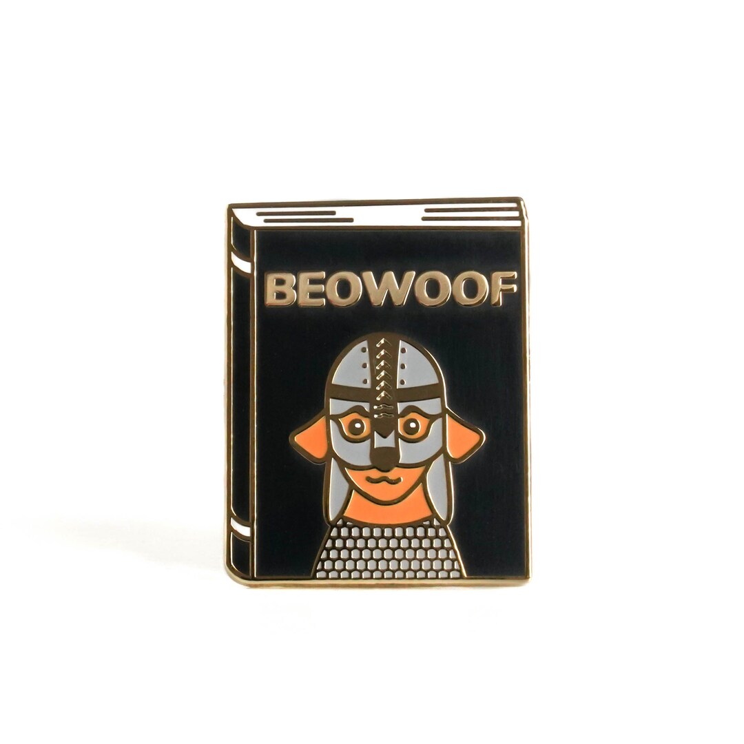 Beowoof Enamel Pin | Beowulf Enamel Pin | Beowulf Gifts, Book Gifts ...