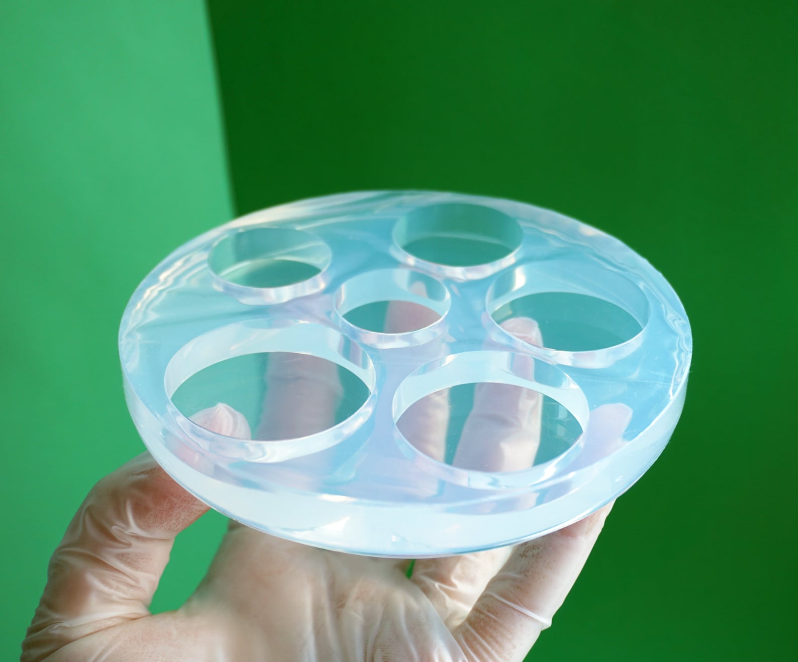Transparent Silicone Mold for 6 Flat Circles: 40, 37, 35, 30, 27, 25 Mm ...