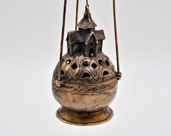 Bronze Casted Hanging Incense Burner Based on Medieval Finds - Etsy