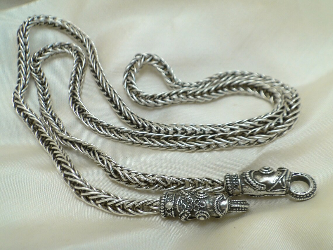 Replica of Viking chain with terminals in Jelling style animal | Etsy