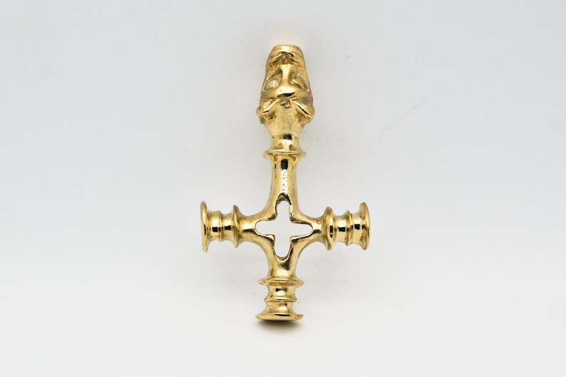 Viking Norse Wolf Cross Pendant Necklace Fossi Iceland 10th - Etsy