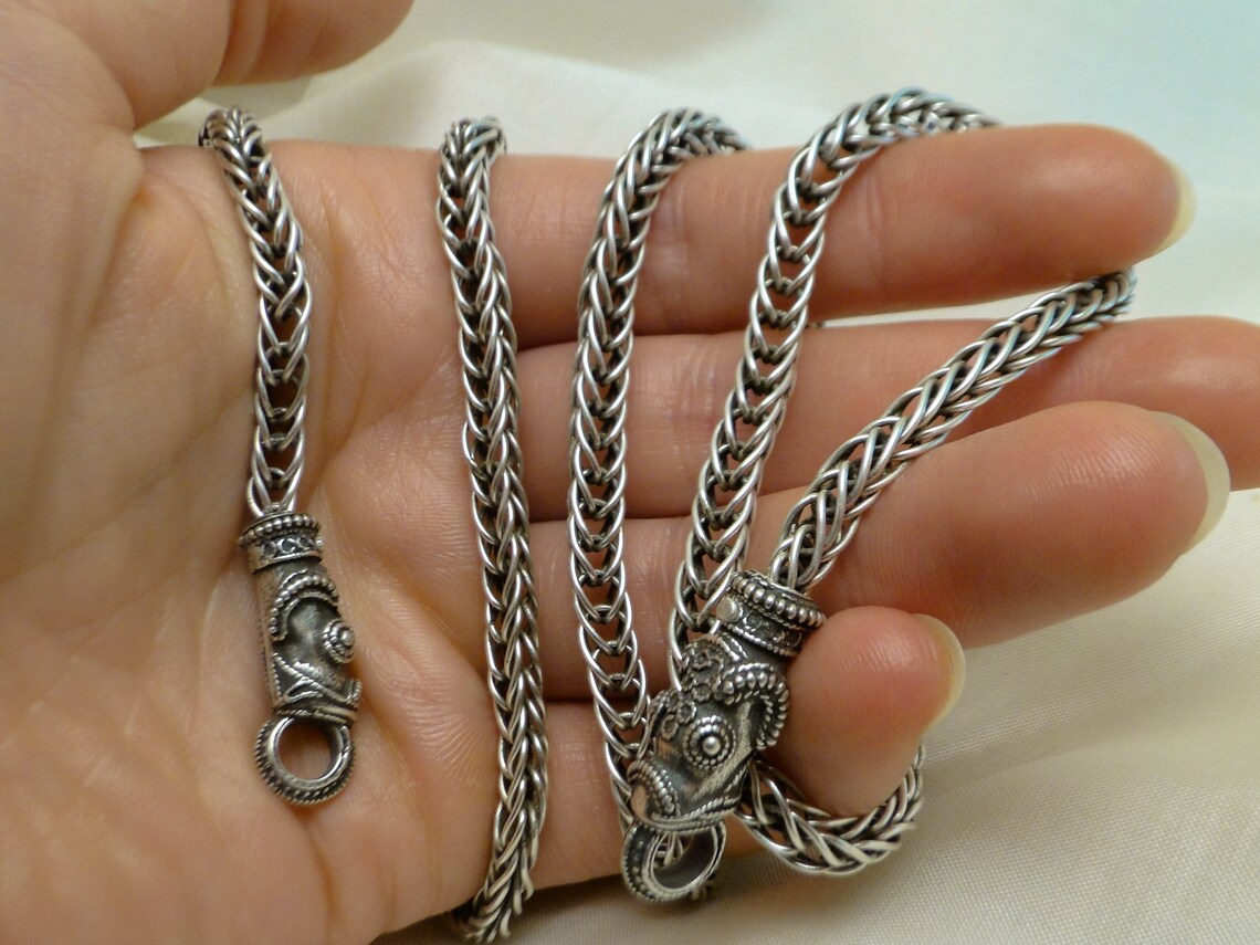 Replica of Viking Chain With Terminals in Jelling Style Animal - Etsy