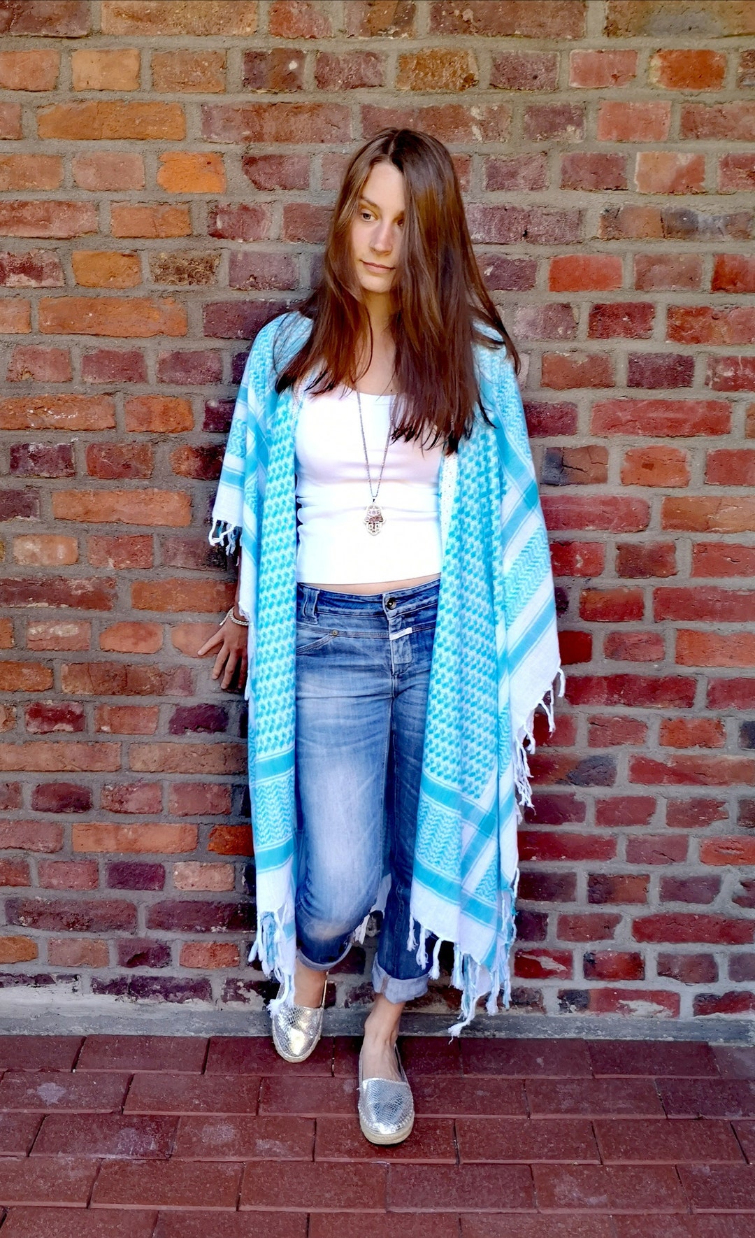 Nici COUTURE Pali Kimono IBIZA Oversize Coat Swarovski Tunic Long ...