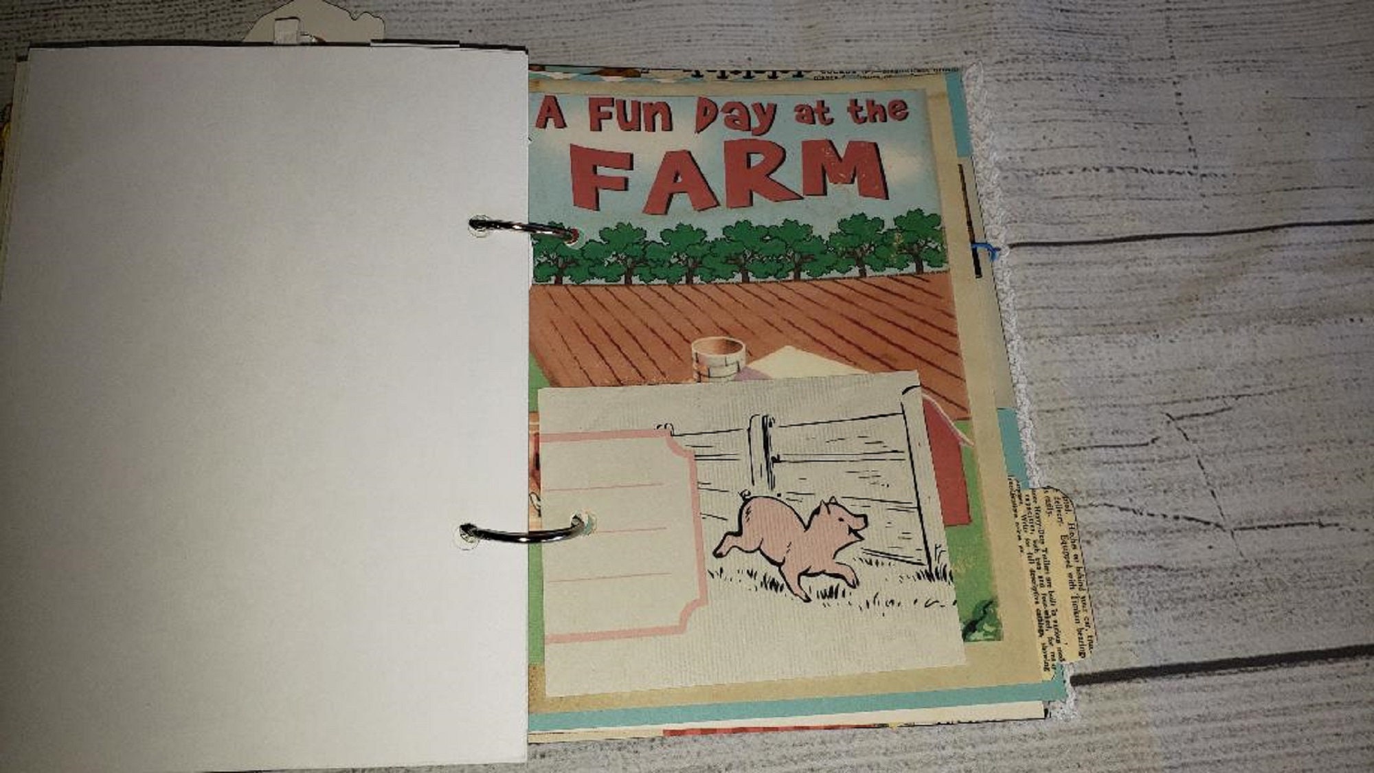 Farm Days Junk Journal - Etsy