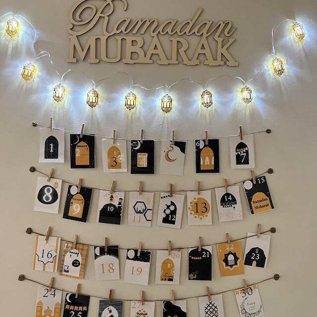 Ramadan Calendarramadan Good Deedsramadan Countdown - Etsy