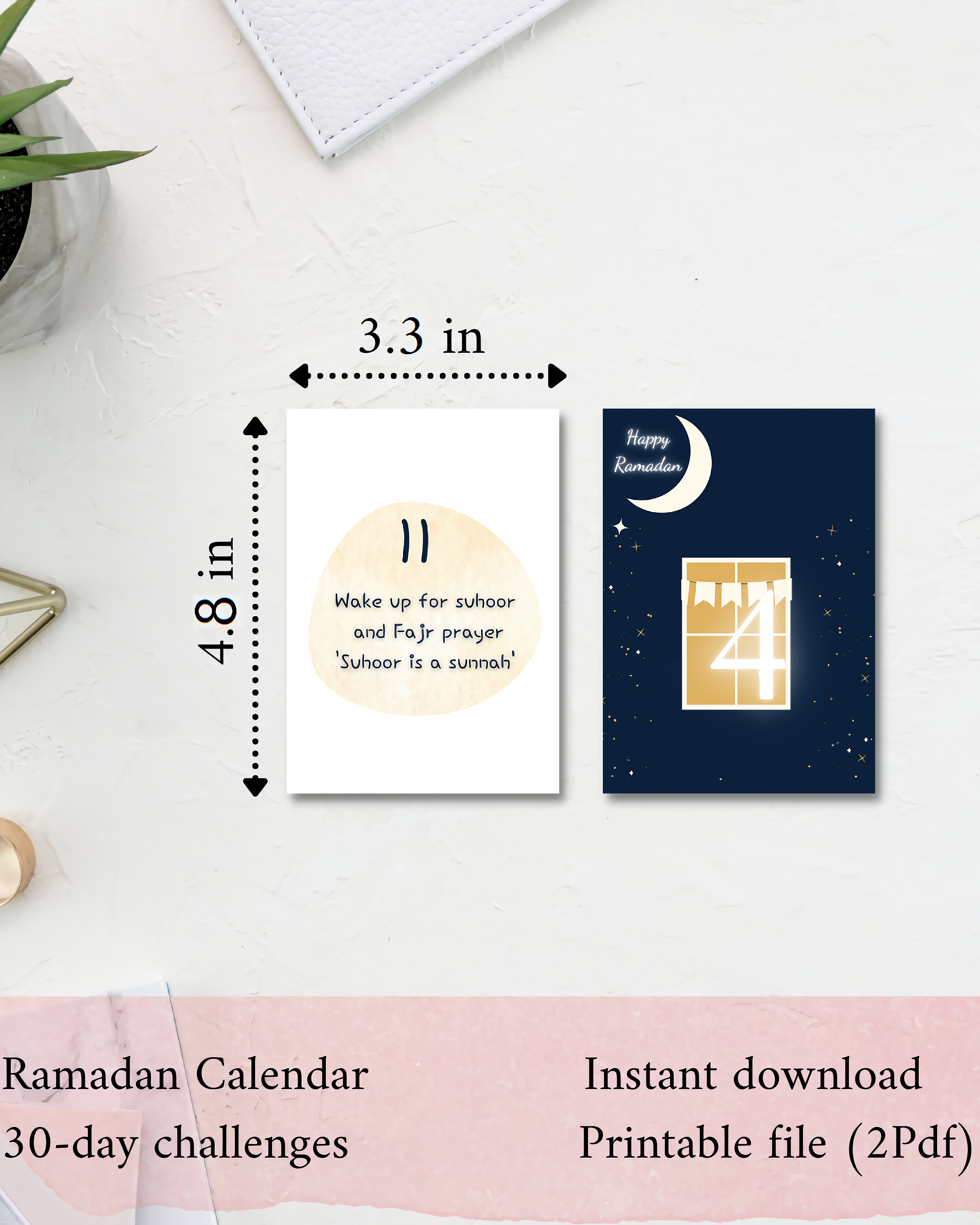 Ramadan Calendarramadan Good Deedsramadan Countdown - Etsy