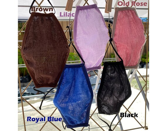 Single Layer Face Mask Thin Breathable Super Soft | Etsy