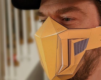 Transformers Face Mask - Etsy