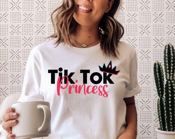 Tik Tok Princess SVG, Tik Tok Svg, Tik Tok Logo Svg, Digital Tik Tok ...