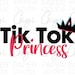 Tik Tok Princess SVG, Tik Tok Svg, Tik Tok Logo Svg, Digital Tik Tok ...