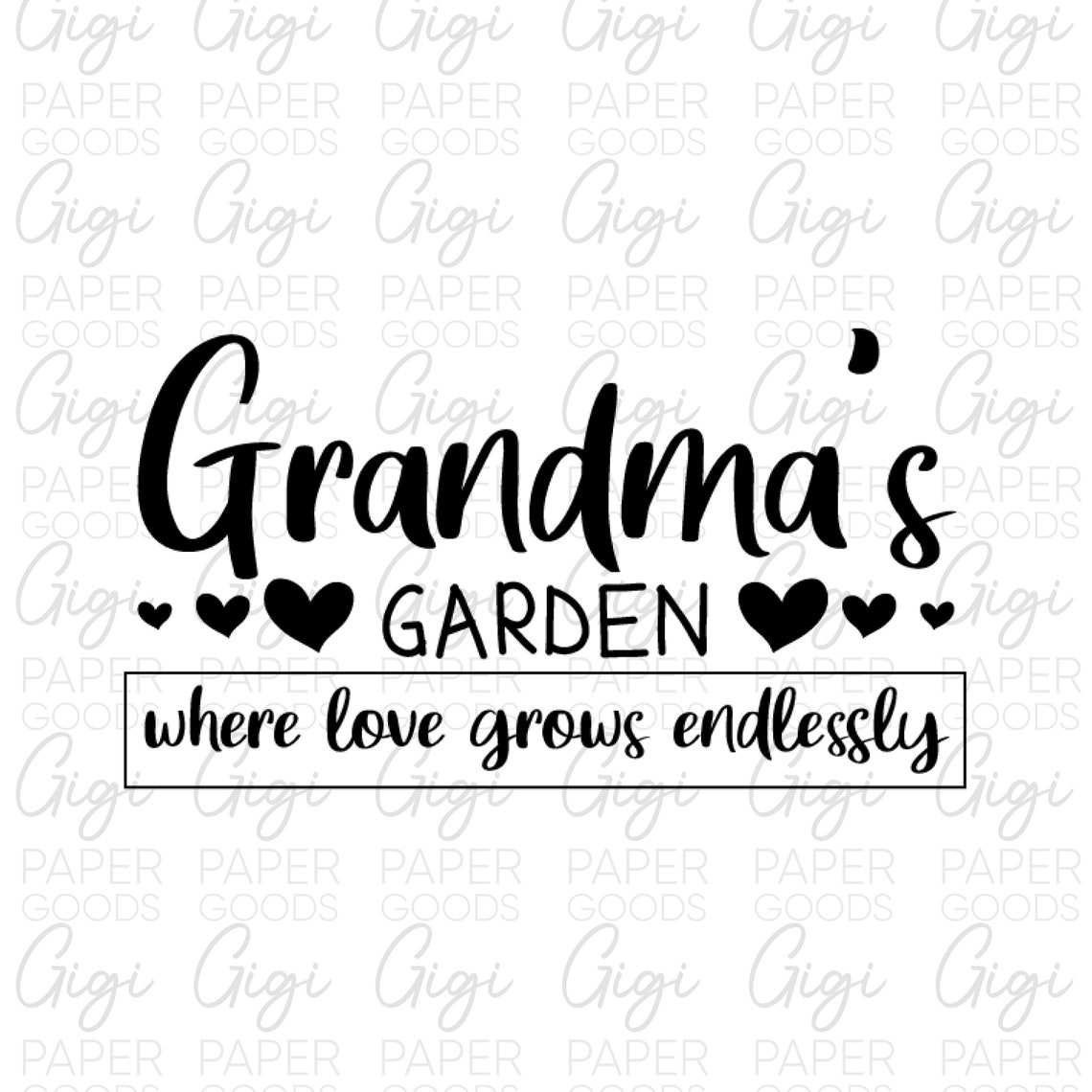 Grandmas Garden SVG Plant Grandma Svg Gift for Grandmother - Etsy