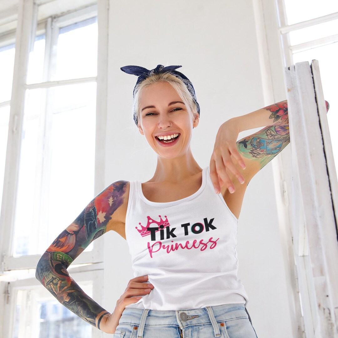 Tik Tok Princess SVG, Tik Tok Svg, Tik Tok Crown Svg, Digital Tik Tok ...