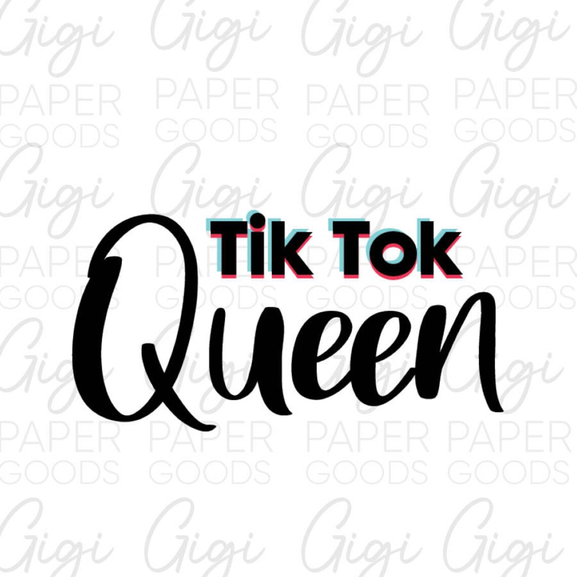 Tik Tok Queen Svg Tiktok Svg Queen Svg Tik Tok Logo Svg - Etsy Canada