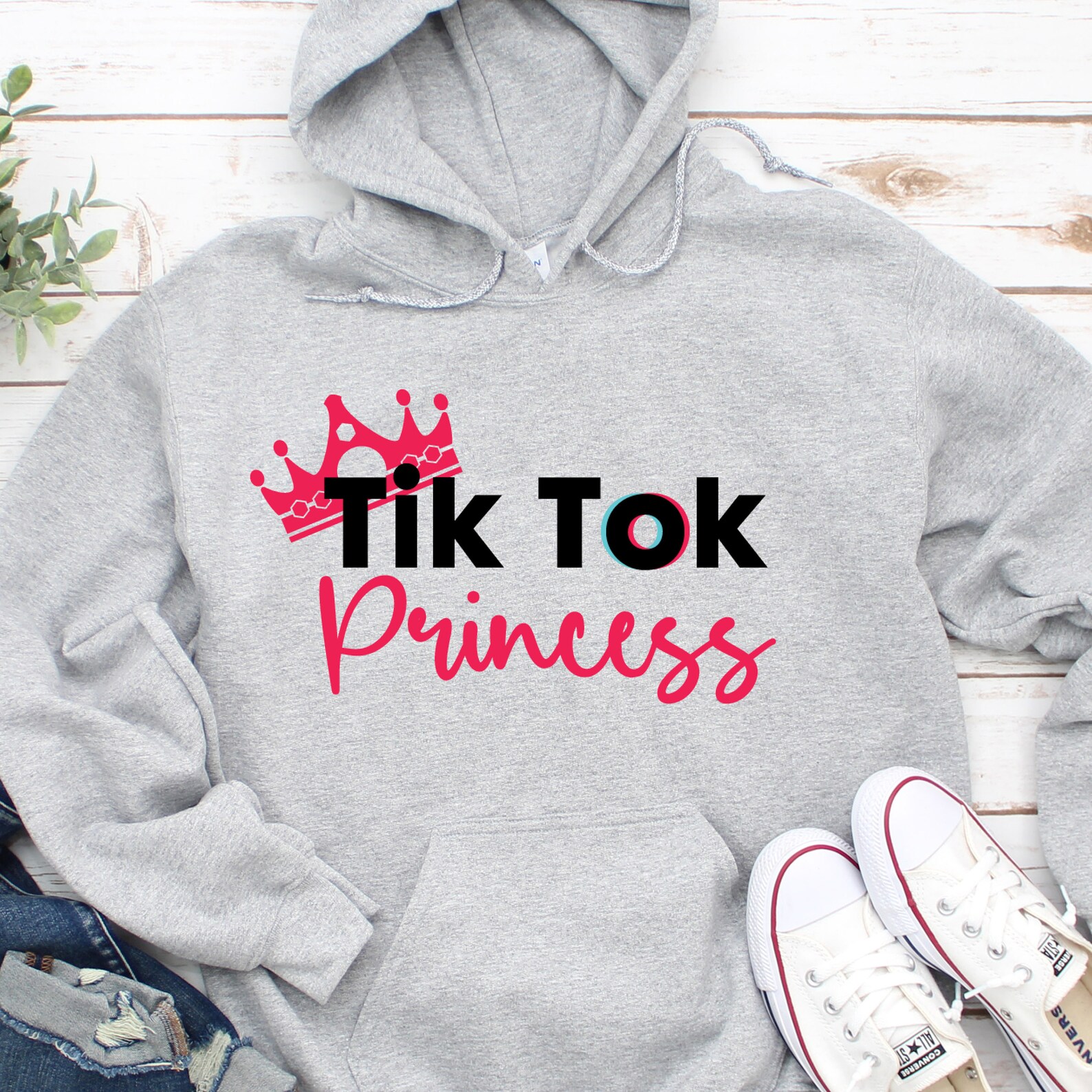 Tik Tok Princess SVG, Tik Tok Svg, Tik Tok Crown Svg, Digital Tik Tok ...
