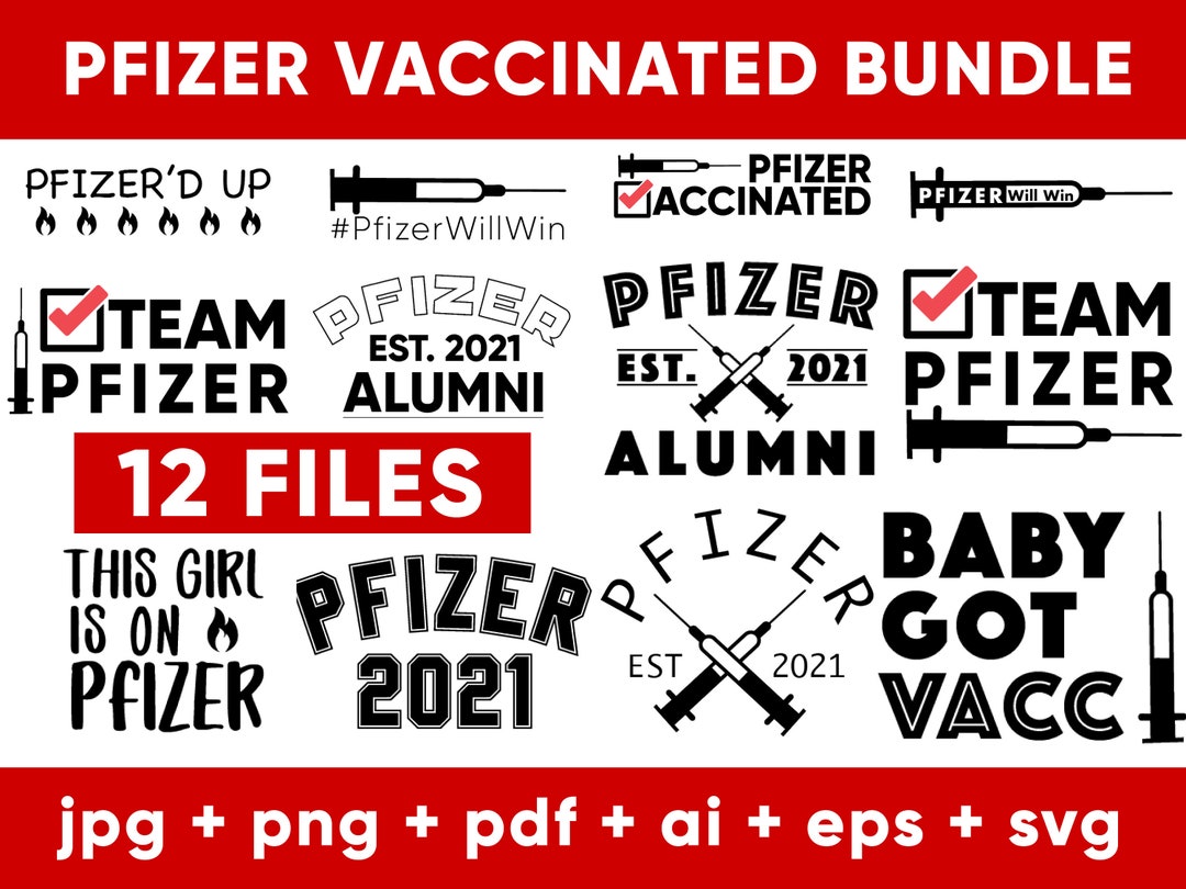 12 Design PFIZER Super BUNDLE SVG Best of Vaccine Svg Covid - Etsy