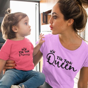 Tik Tok SVG Bundle, Tik Tok Princess Svg and Tik Tok Queen Svg, Tik Tok ...