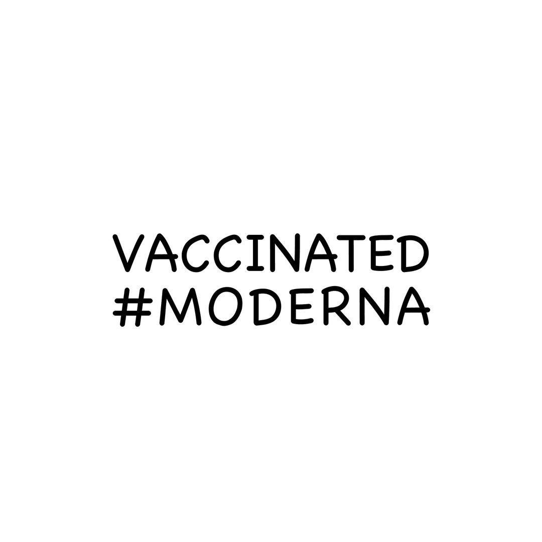 Moderna SVG Moderna Vaccinated SVG Moderna Covid - Etsy