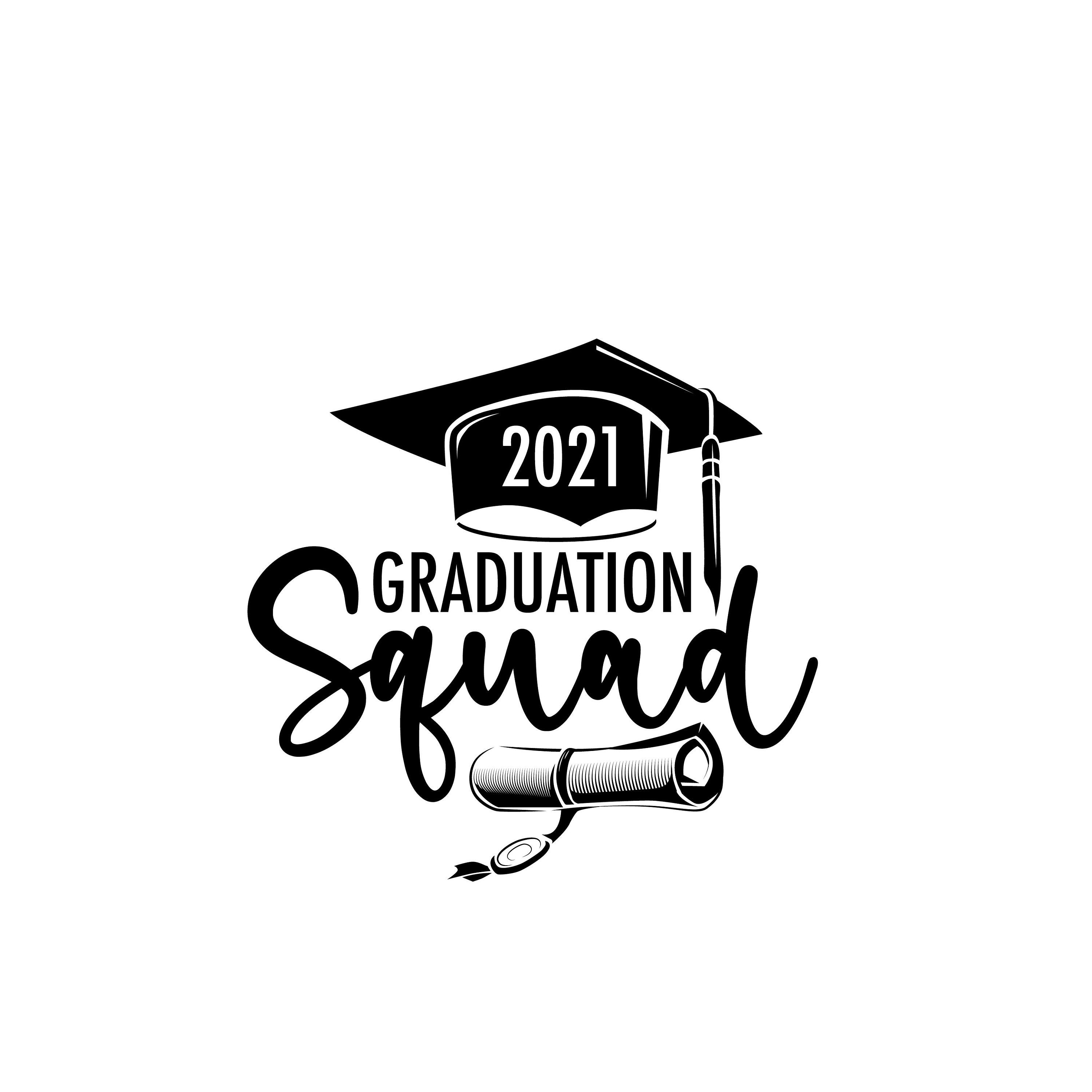Grad Squad SVG PNG EPS Cricut Svg Silhouette Svg Digital Svg Cut File ...