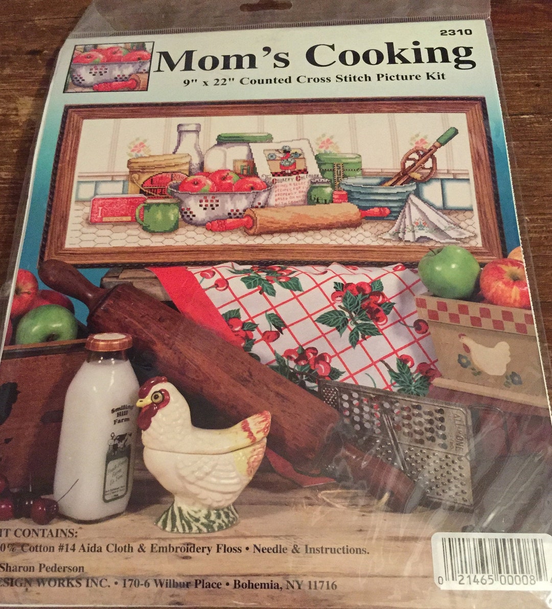 Cross Stitch Kit mom's Cooking - Etsy