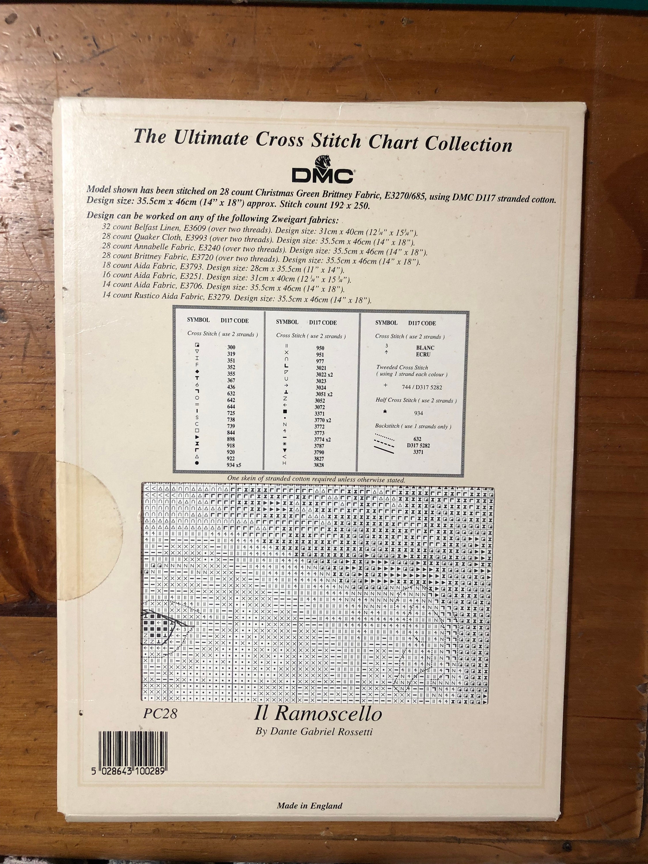Original Pattern "il Ramoscello" by Pre-raphaelite Collection - Etsy
